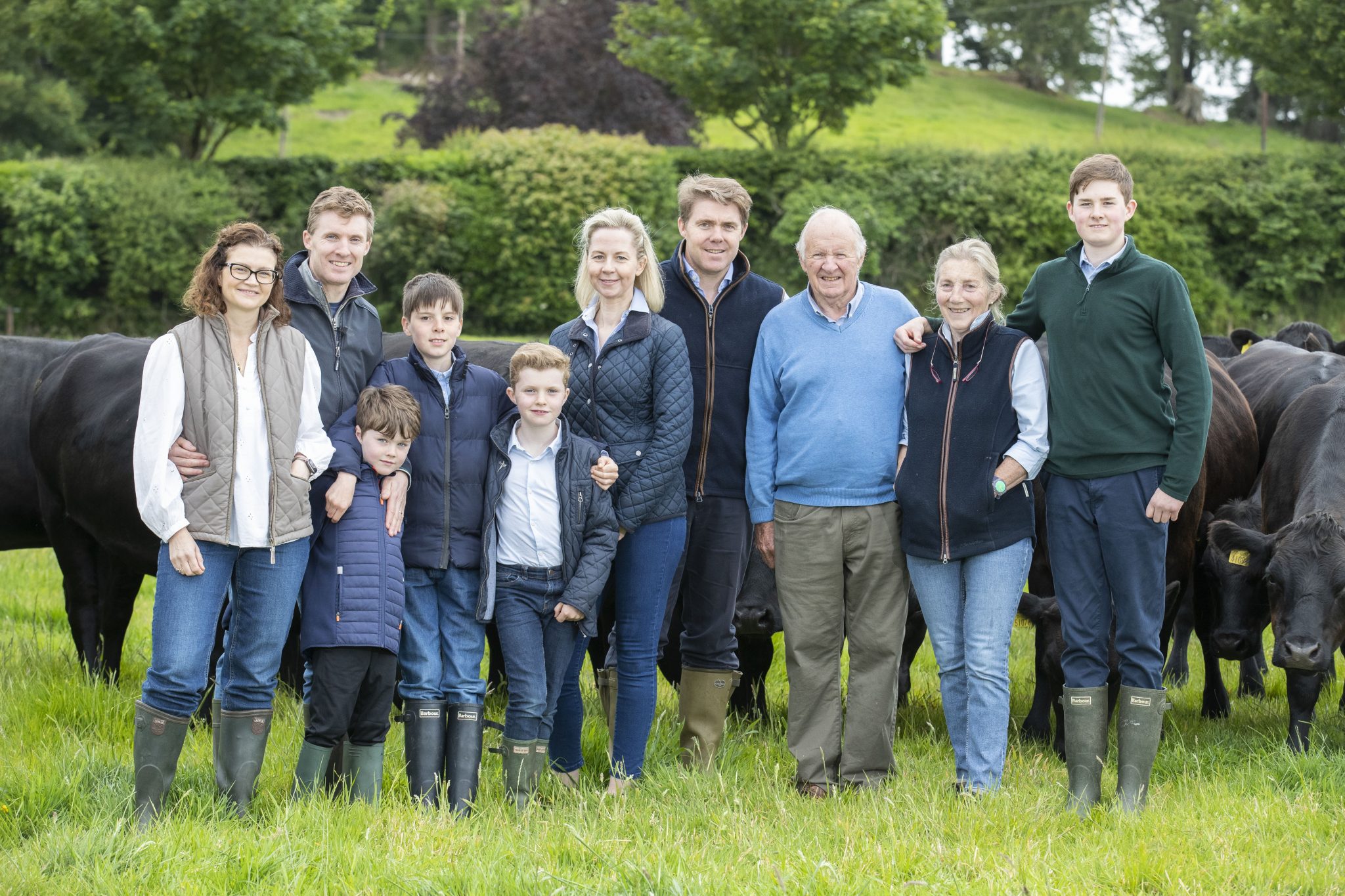 The Purcell Family – Certified Irish Angus Beef